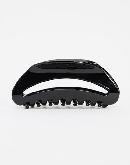 Large Curved Claw Clip in Black | Glassons AU