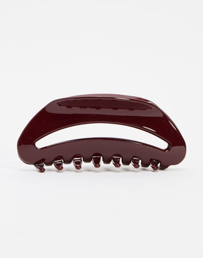 Large Curved Claw Clip in Cherry | Glassons US