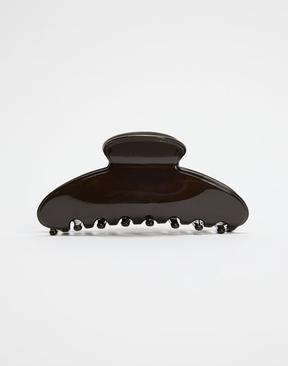 Classic Claw Clip in Choc Brown | Glassons