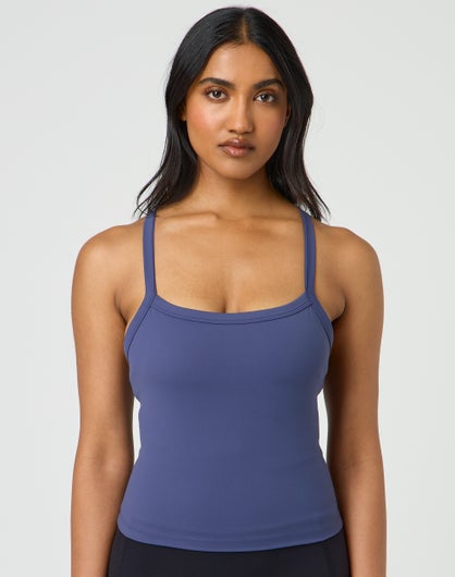 Active Racer Tank Top in Blue Mist | Glassons US
