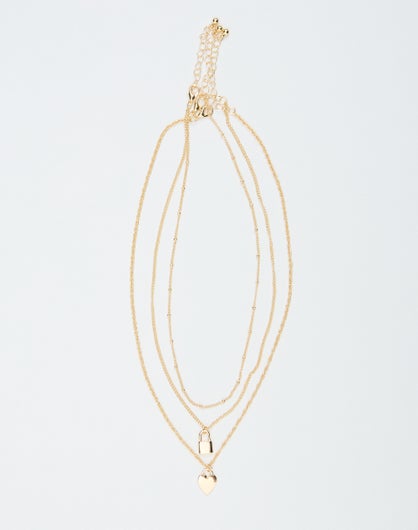 Charm Pendant Necklace in Gold | Glassons