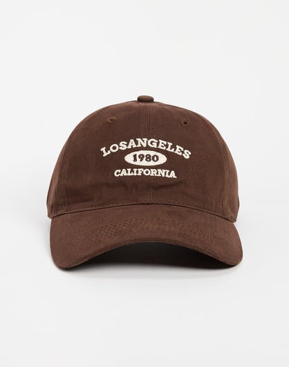 Embroidered Cap in Mocha X La | Glassons AU