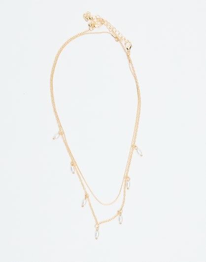 Pearl Necklace Pack in Gold X Pearl | Glassons