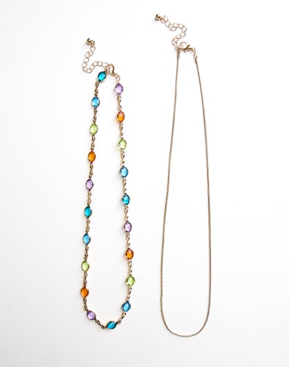 Multicolour Charm Necklace Pack in Gold | Glassons