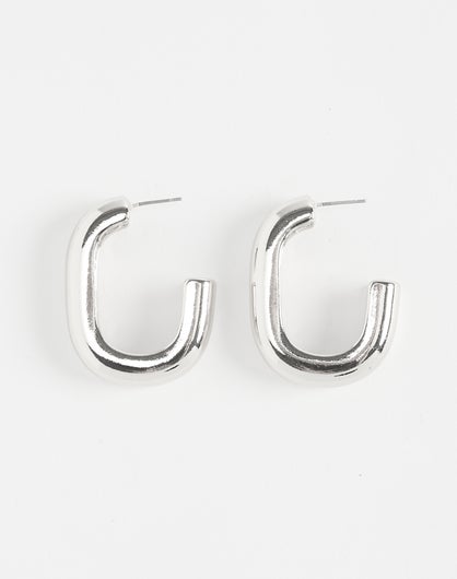 Classic Hoop Earring in Silver | Glassons