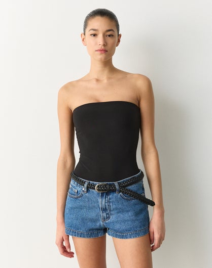 Strapless Bodysuit in Black | Glassons AU