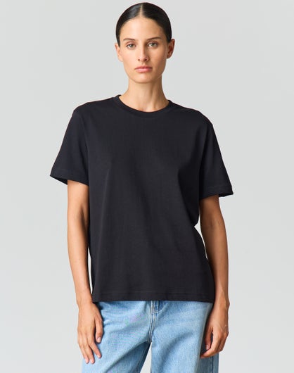 Oversized Boxy Tee in Black | Glassons AU