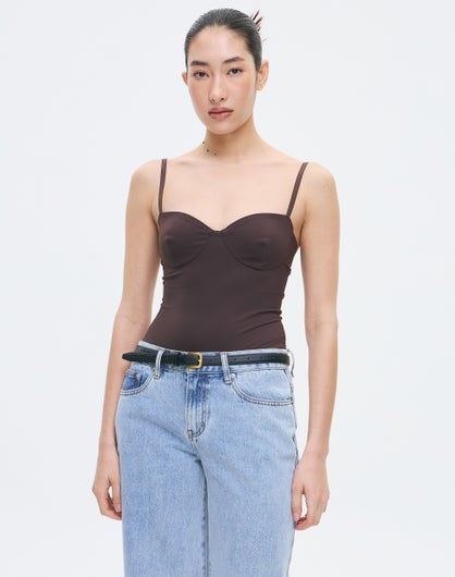 Underwire Bodysuit in Brown To Earth | Glassons