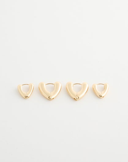 Classic Hoop 2 Pack in Gold | Glassons SG
