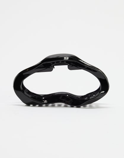Cut Out Curve Claw Clip in Black | Glassons