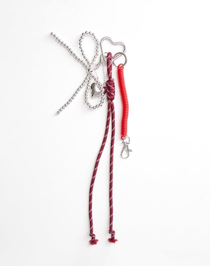 Rope Bag Chain in Red Multi | Glassons US