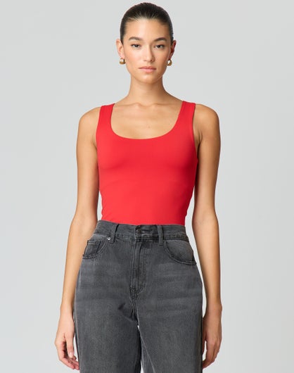 Scoop Neck Supersoft Tank in Hang Up | Glassons